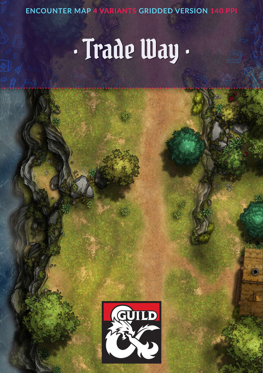 Phandelver's Magic Rush: Trade Way - VTT friendly Map Pack - Dungeon ...