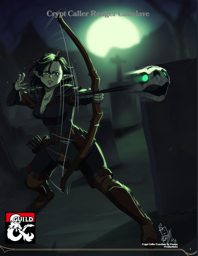 Crypt Caller Ranger Conclave - Dungeon Masters Guild | DriveThruRPG
