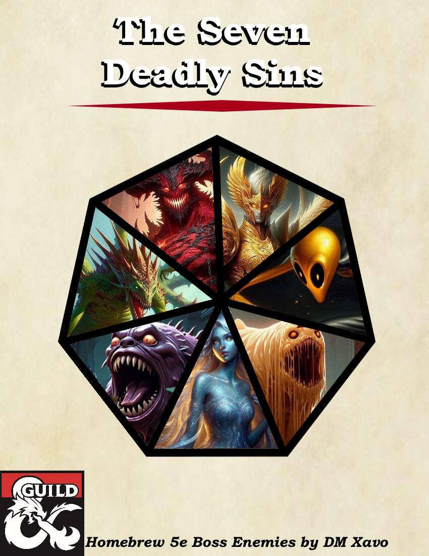 The Seven Deadly Sins - Entities from Beyond - Dungeon Masters Guild ...