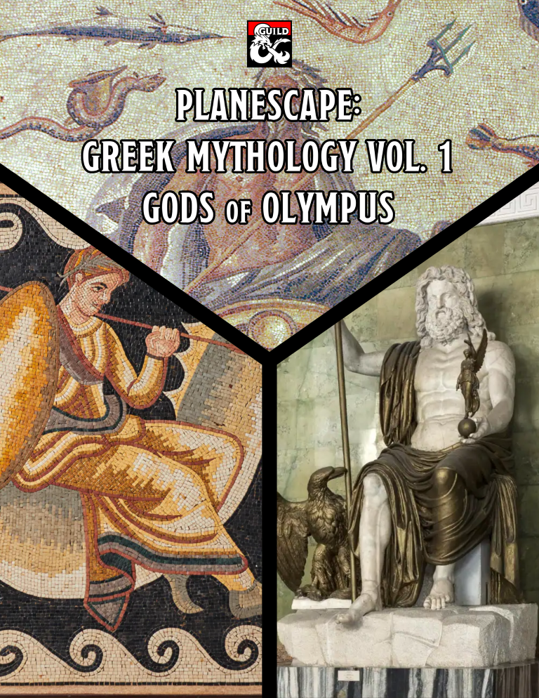 Planescape: Greek Mythology Vol. 1: Gods of Olympus - Dungeon Masters ...