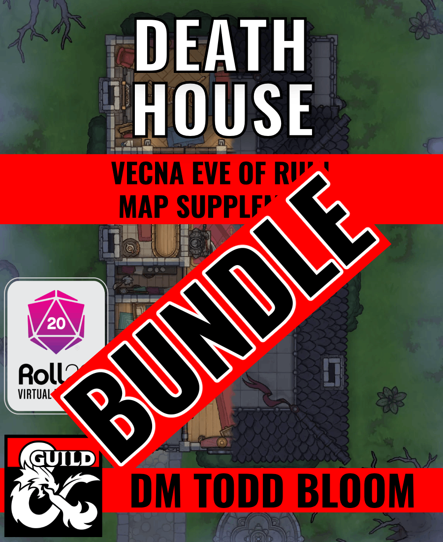 VEoR | Death House Maps (Downloads AND Roll20) [BUNDLE] - Dungeon ...