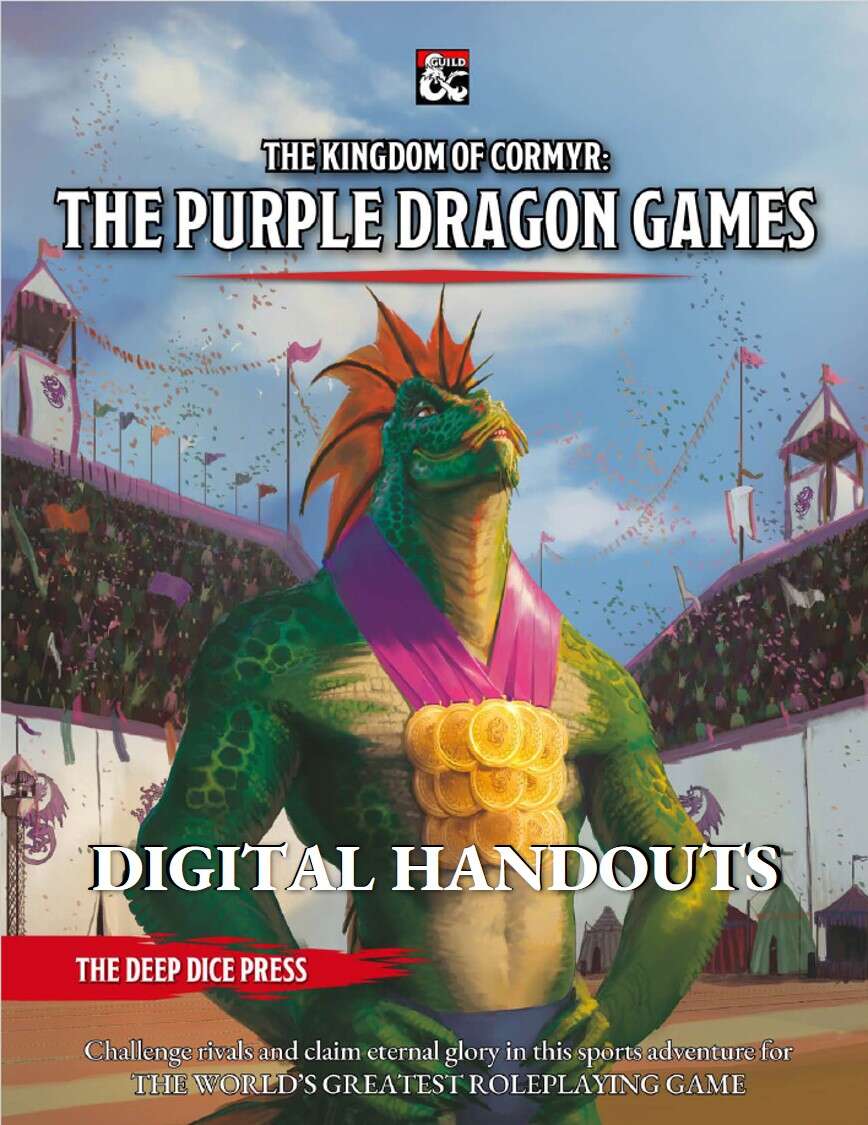 The Purple Dragon Games: Digital Handouts - Dungeon Masters Guild | DriveThruRPG