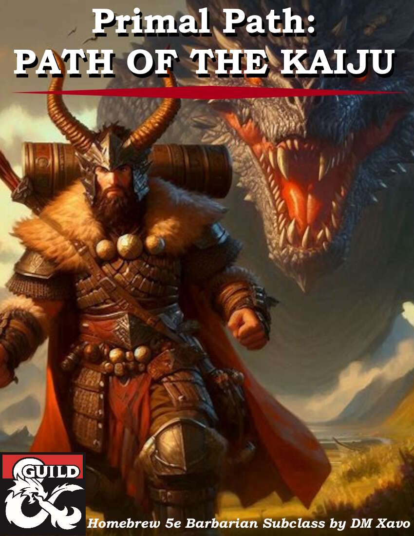 Primal Path - Path of the Kaiju - Dungeon Masters Guild | DriveThruRPG