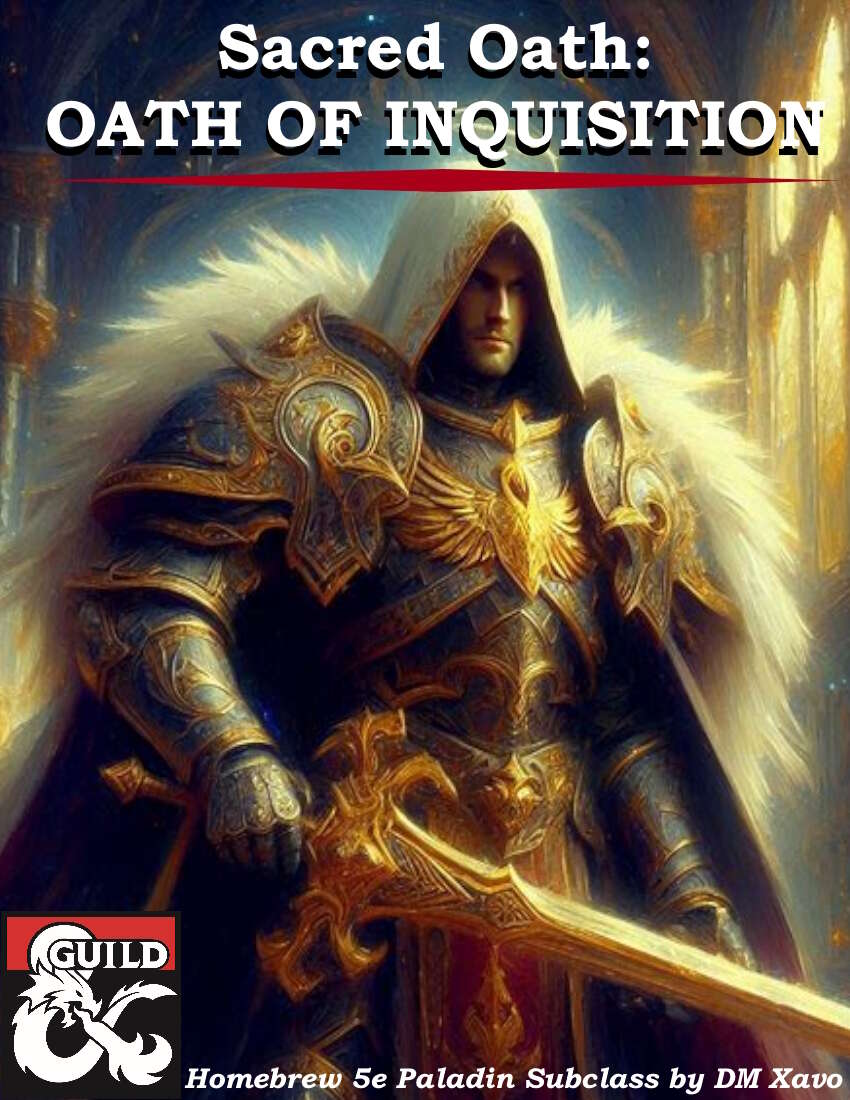 Sacred Oath - Oath of Inquisition - Dungeon Masters Guild | DriveThruRPG