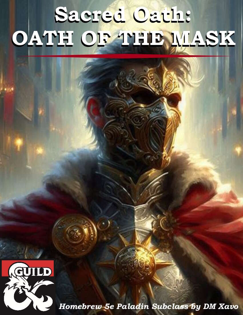 Sacred Oath - Oath of the Mask - Dungeon Masters Guild | DriveThruRPG