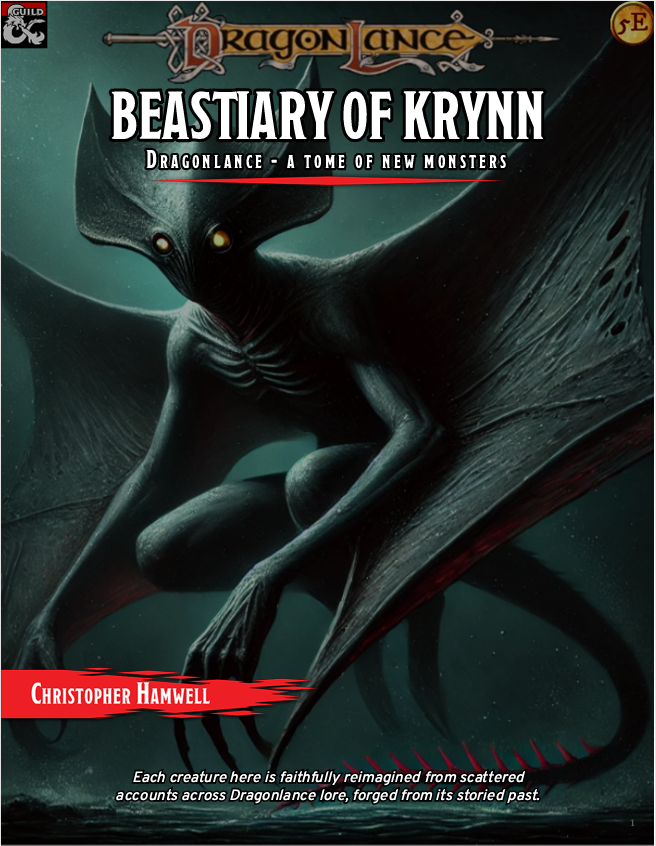 Bestiary of Krynn - Dungeon Masters Guild | DriveThruRPG