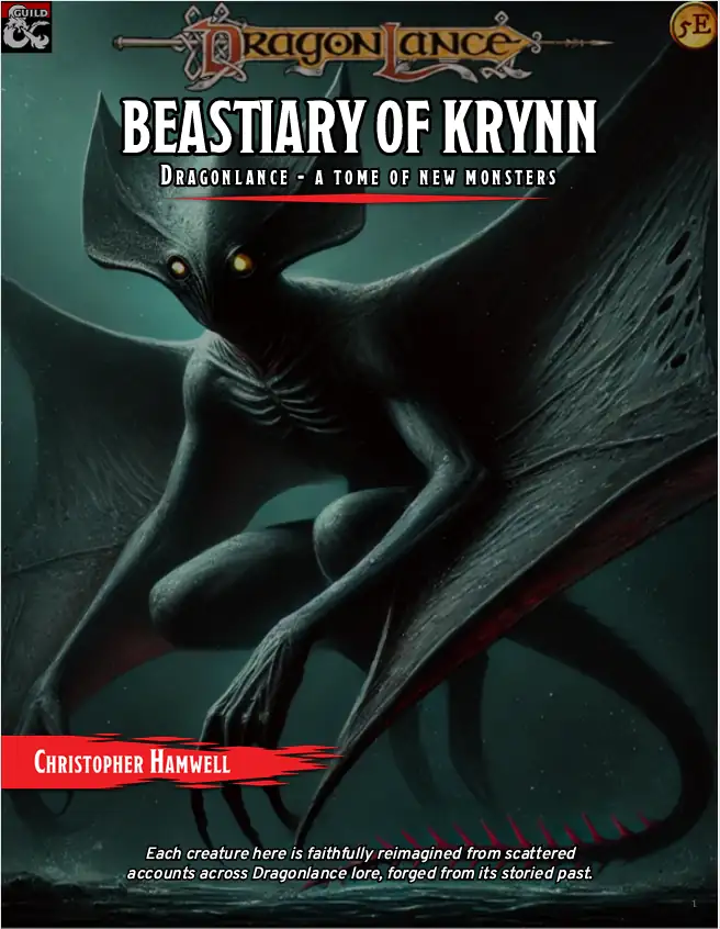 Bestiary of Krynn - Dungeon Masters Guild | DriveThruRPG