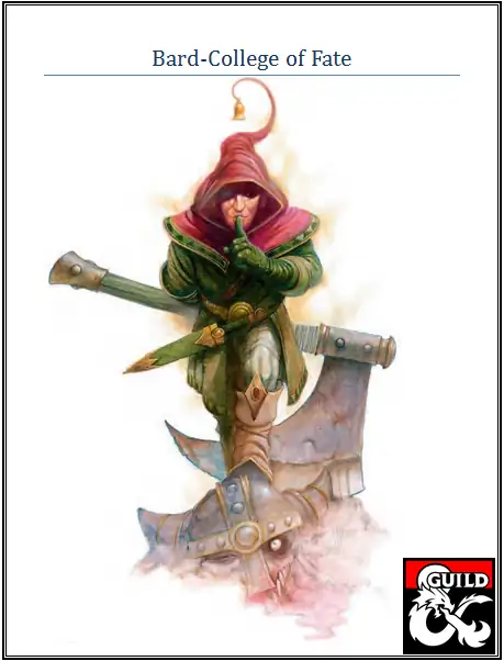 Bard-College of Fate - Dungeon Masters Guild | DriveThruRPG