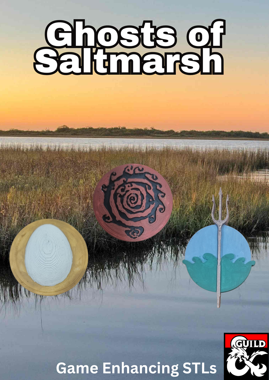 Ghosts of Saltmarsh Symbols - STL - Dungeon Masters Guild | DriveThruRPG