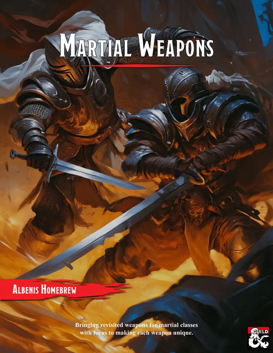 Martial Weapons - Dungeon Masters Guild | DriveThruRPG