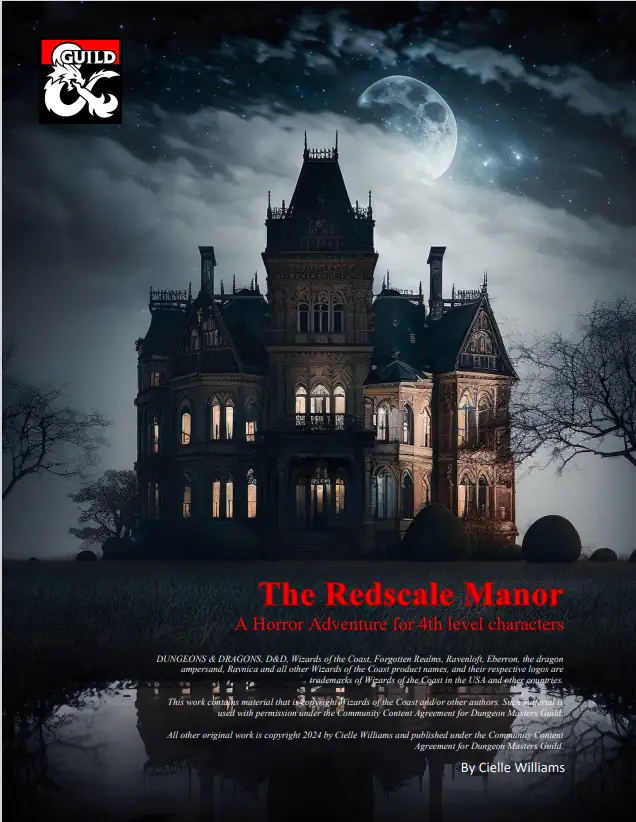 The Redscale Manor - Dungeon Masters Guild | DriveThruRPG