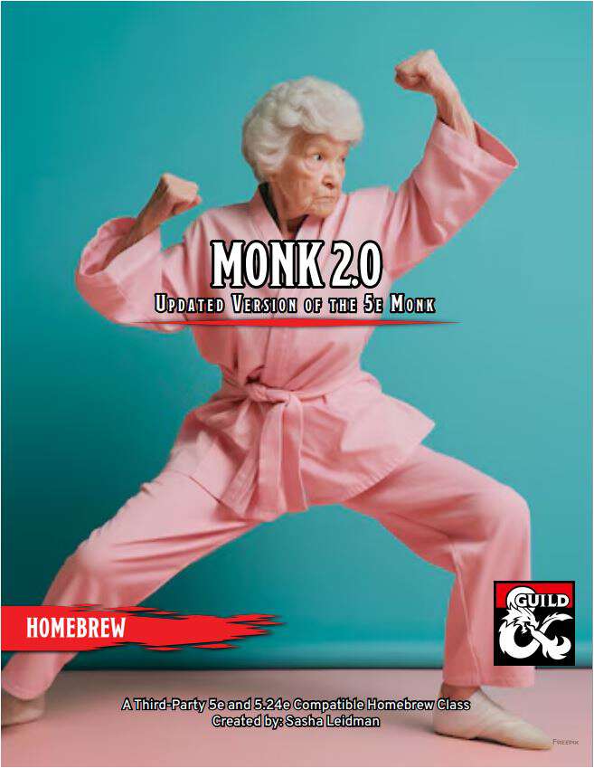 Monk 2.0 - Dungeon Masters Guild | DriveThruRPG