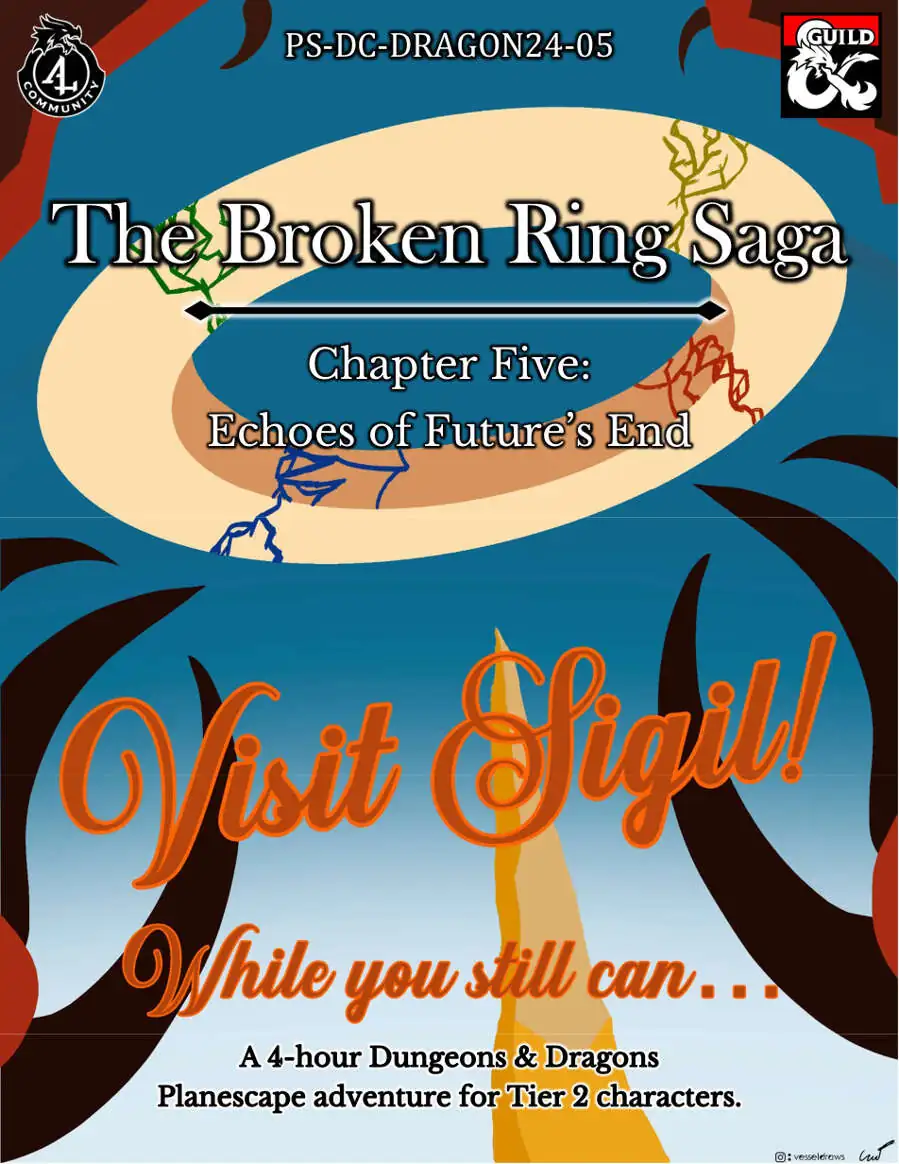 PS-DC-DRAGON24-05 Echoes of Future's End, Chapter Five of the Broken Ring Saga - Dungeon Masters ...