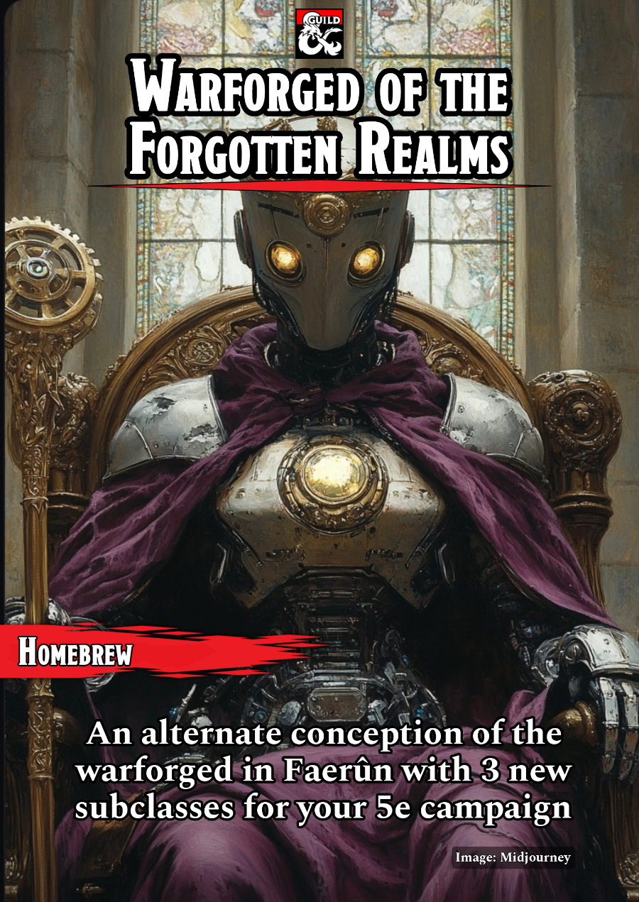 Warforged of the Forgotten Realms - Dungeon Masters Guild | DriveThruRPG