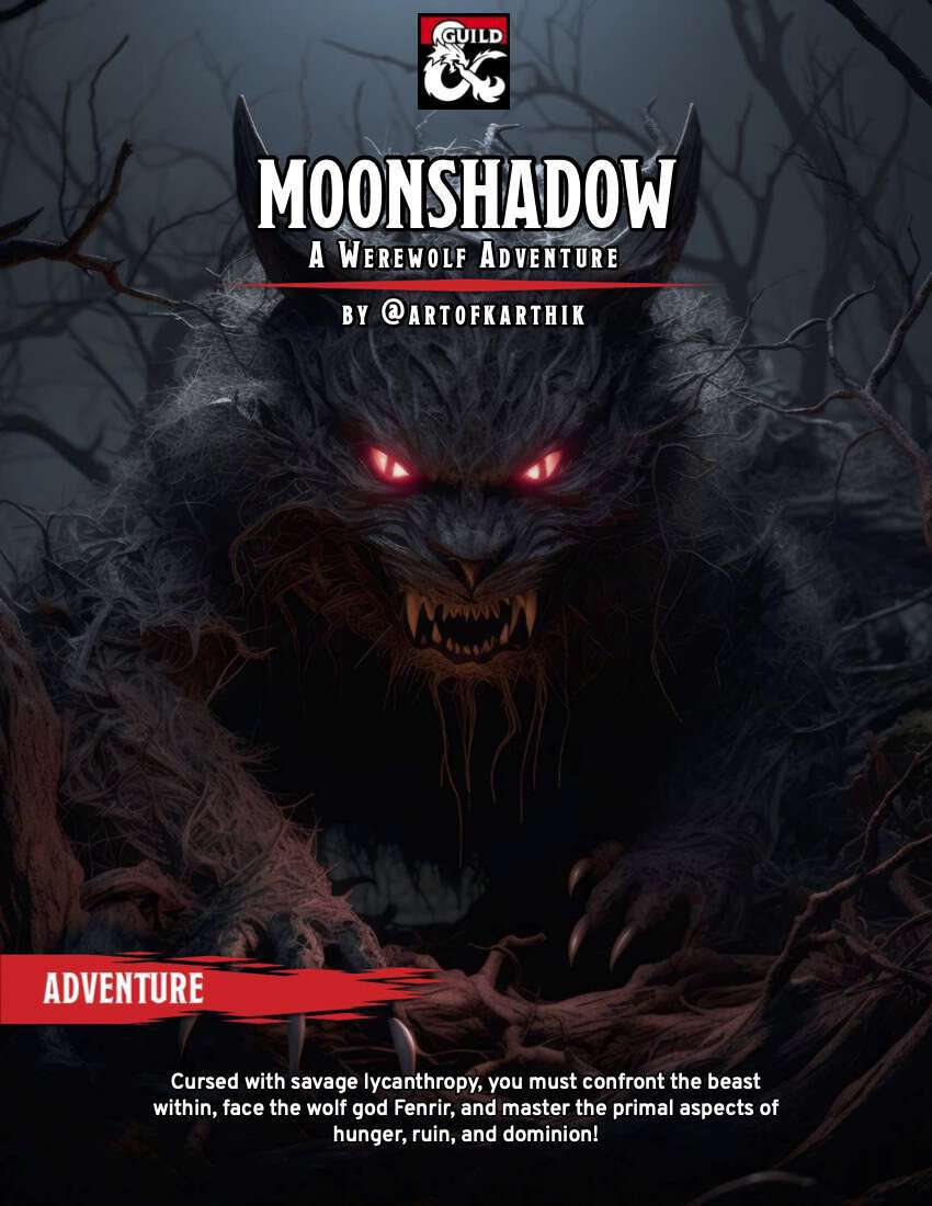 Moonshadow: A Werewolf Adventure - Dungeon Masters Guild | DriveThruRPG