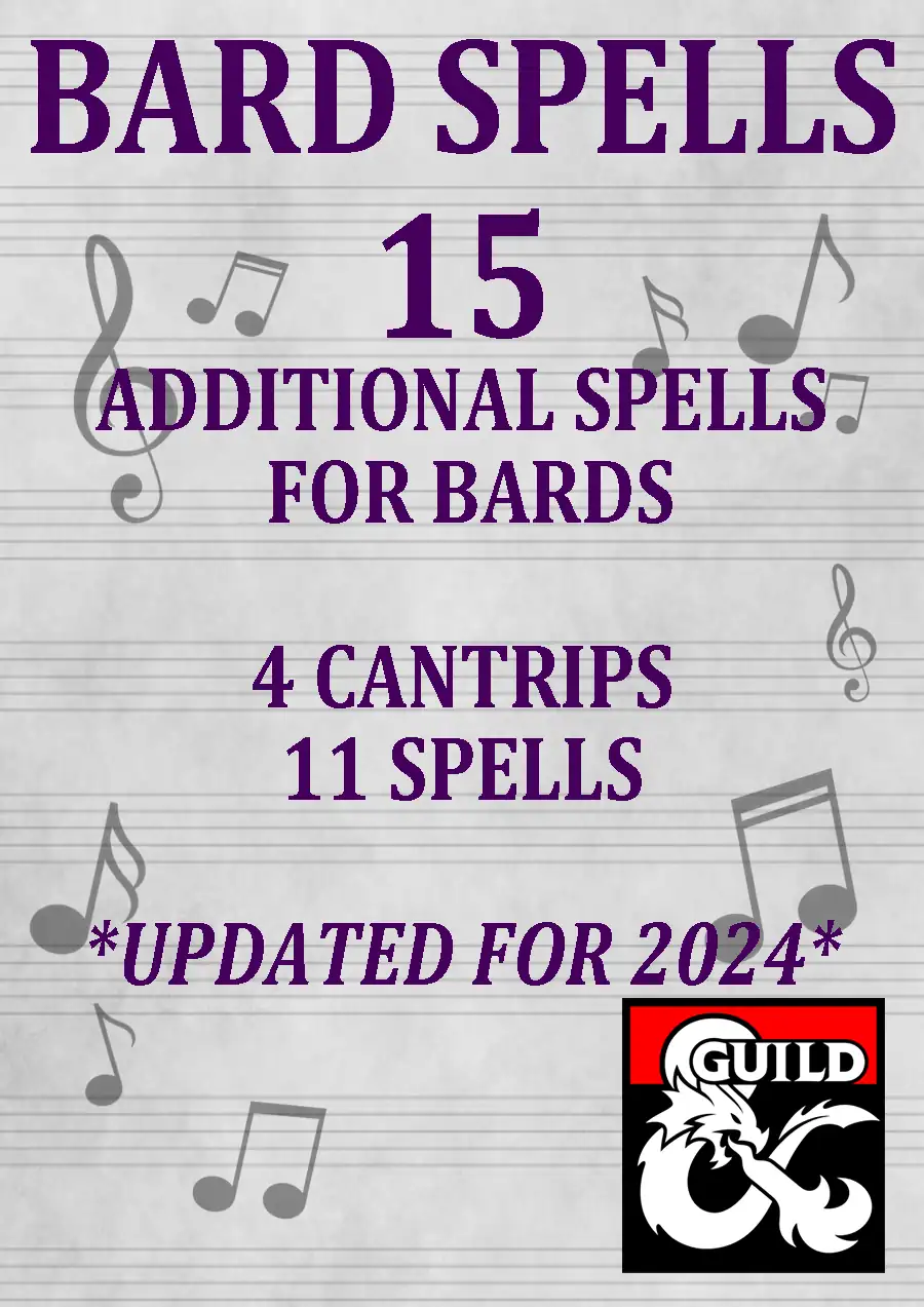 Bard Spells - Dungeon Masters Guild | DriveThruRPG