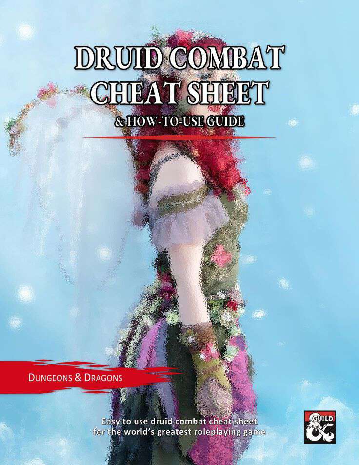 Druid Combat Cheat Sheet - Dungeon Masters Guild | DriveThruRPG