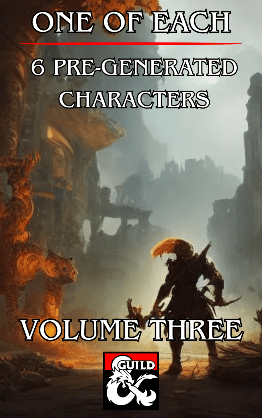 One of Each | Pre-Generated Characters, Vol. 3 - Dungeon Masters Guild | DriveThruRPG