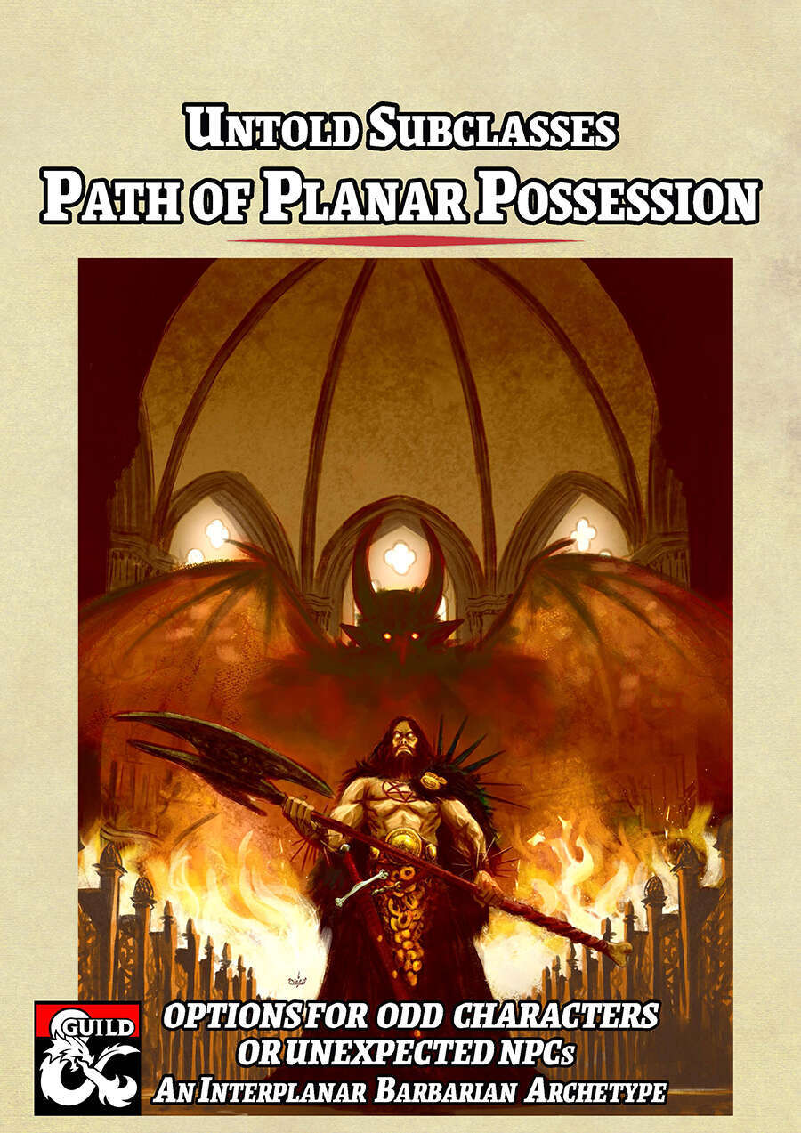 Untold Subclasses - Path of Planar Possession (A Planar Barbarian ...