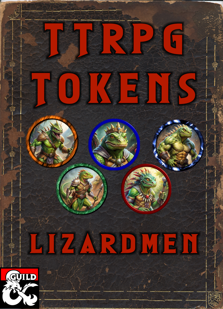 TTRPG Tokens - Lizardmen - Dungeon Masters Guild | DriveThruRPG