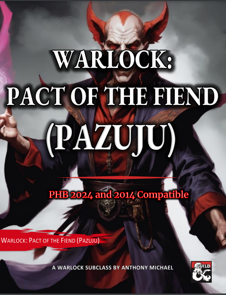 Warlock: Pact of the Fiend (PAZUJU) - Dungeon Masters Guild | DriveThruRPG