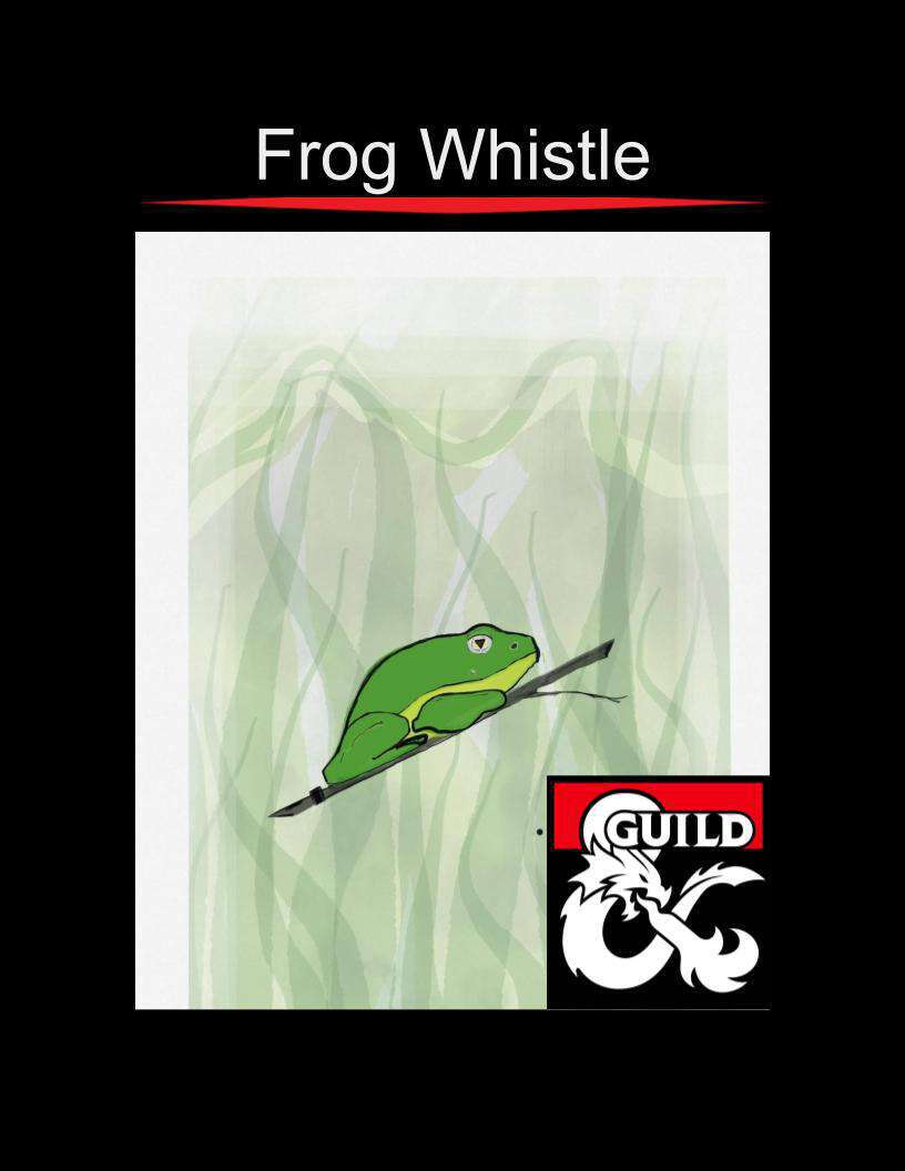 Frog Whistle of Tamazuna - Dungeon Masters Guild | DriveThruRPG