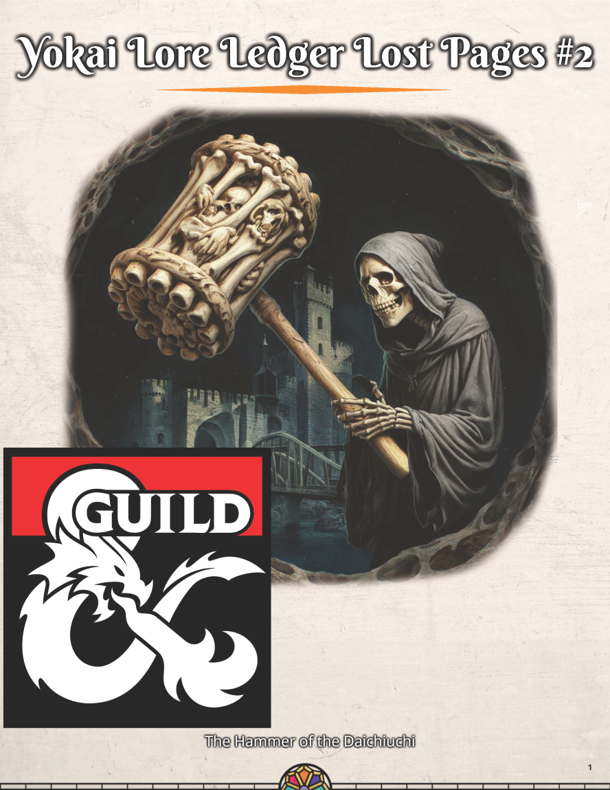 Yokai Lore Ledger - Lost Pages 2 - Dungeon Masters Guild | DriveThruRPG