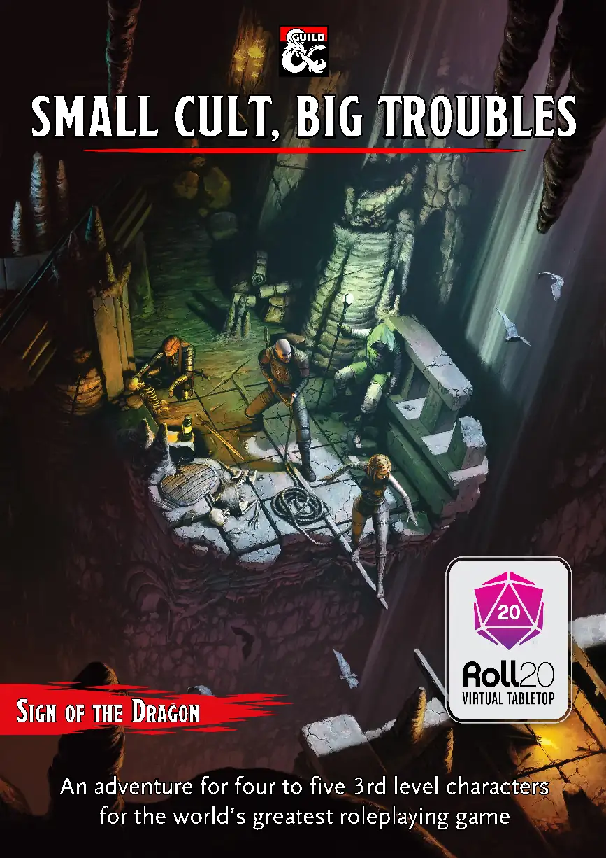 Small Cult, Big Troubles | PDF + Roll20 [BUNDLE] - Dungeon Masters Guild | DriveThruRPG