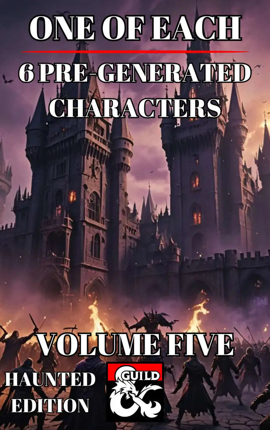 One of Each | Pre-Generated Characters, Vol. 5 - Haunted Edition - Dungeon Masters Guild ...