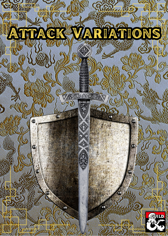 Attack Variations - Dungeon Masters Guild | DriveThruRPG