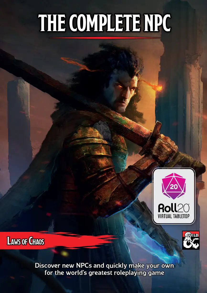 The Complete NPC | PDF + Roll20 [BUNDLE] - Dungeon Masters Guild ...