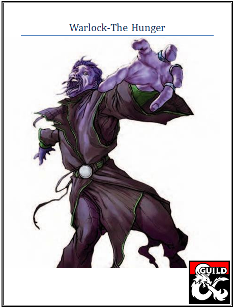 Warlock-The Hunger - Dungeon Masters Guild | DriveThruRPG