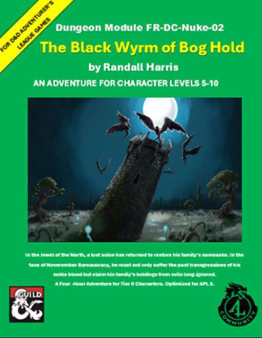 FR-DC-NUKE-02 The Black Wyrm of Bog Hold - Dungeon Masters Guild ...