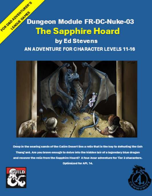 FR-DC-NUKE-03 The Sapphire Hoard - Dungeon Masters Guild | DriveThruRPG