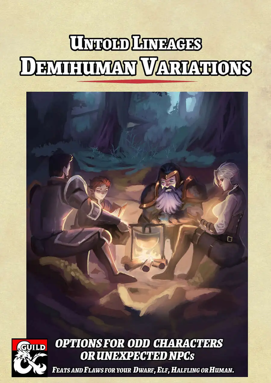 Untold Lineages - Demihuman Variations (Feats for Dwarf, Elf, Halfling ...