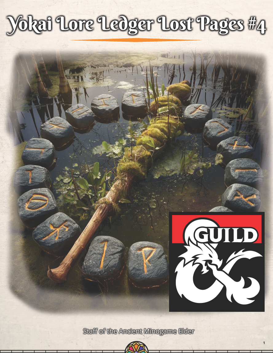Yokai Lore Ledger - Lost Pages 4 - Dungeon Masters Guild | DriveThruRPG