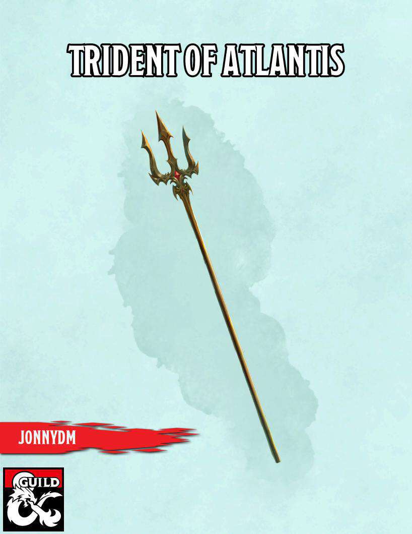 Trident of Atlantis - A Magic Item that Grows with the Player - Dungeon ...