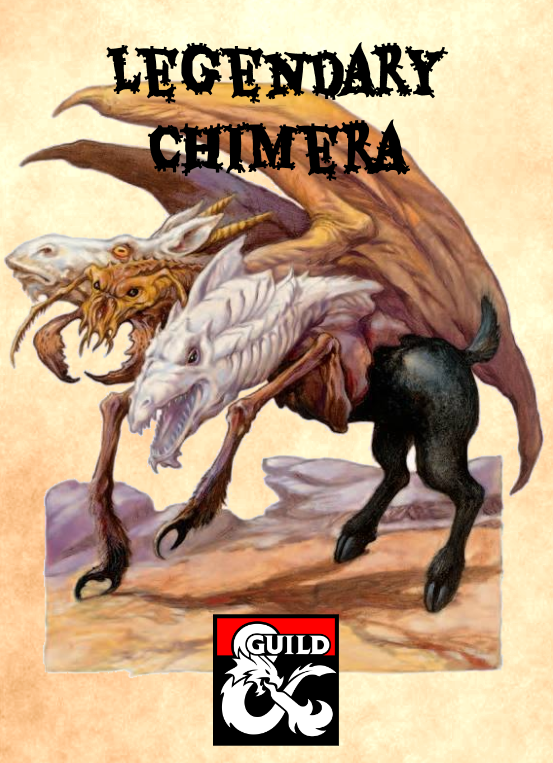 Legendary Chimera - Dungeon Masters Guild | DriveThruRPG