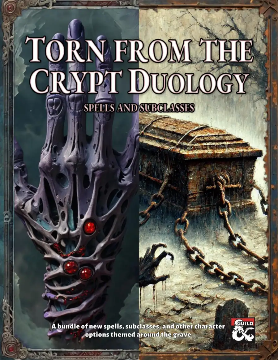 Torn from the Crypt Duology - Spells and Subclasses [BUNDLE] - Dungeon ...
