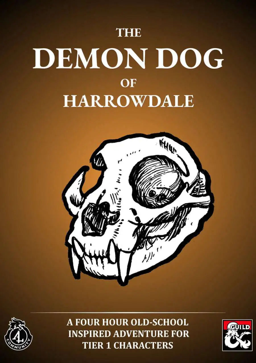 FR-DC-DOG The Demon Dog of Harrowdale - Dungeon Masters Guild ...