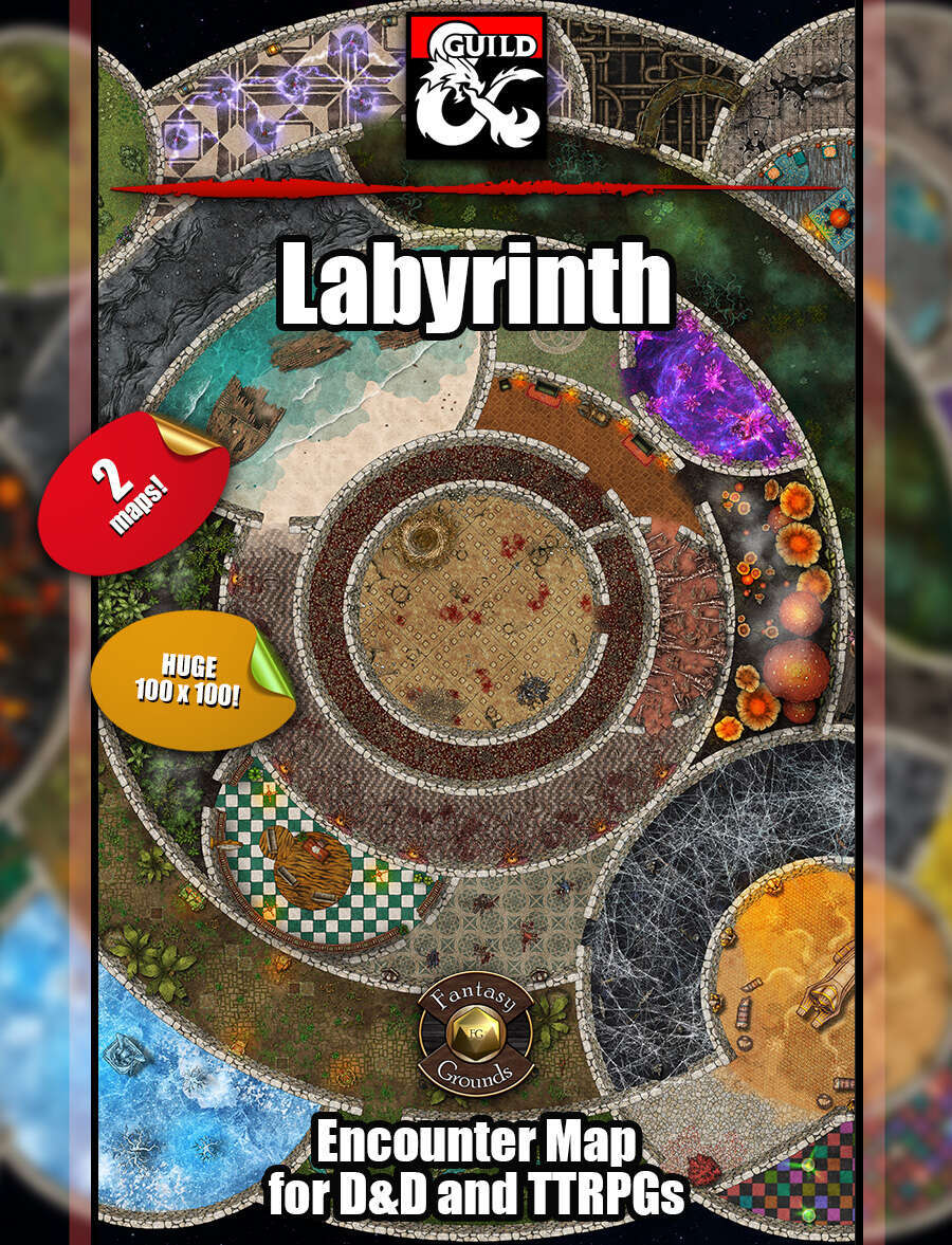 Labyrinth - cosmic planar map pack w/Fantasy Grounds support - TTRPG ...