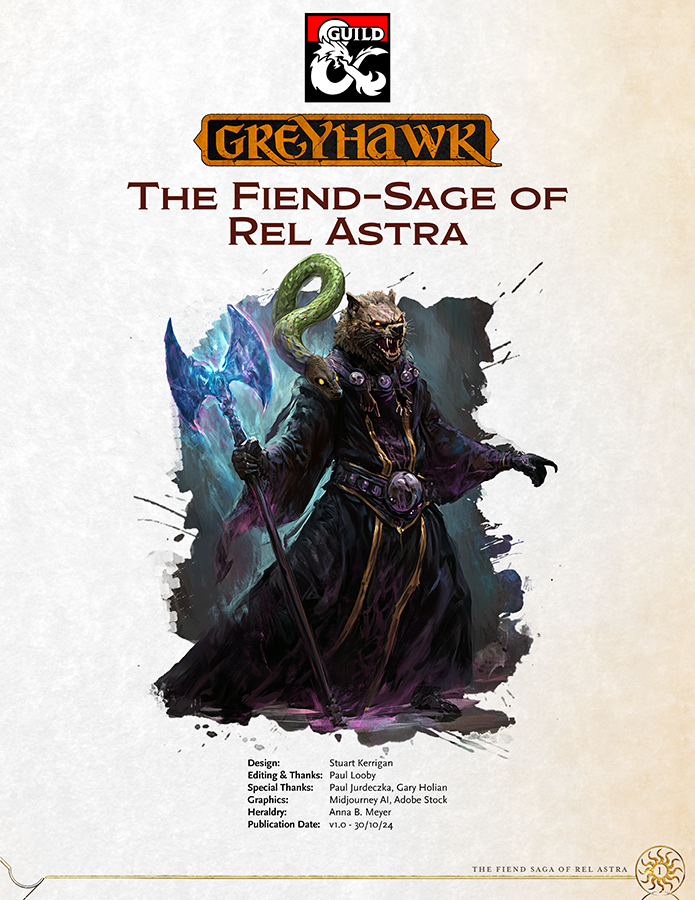 The Fiend-Sage of Rel Astra - A Greyhawk Journal - Dungeon Masters ...