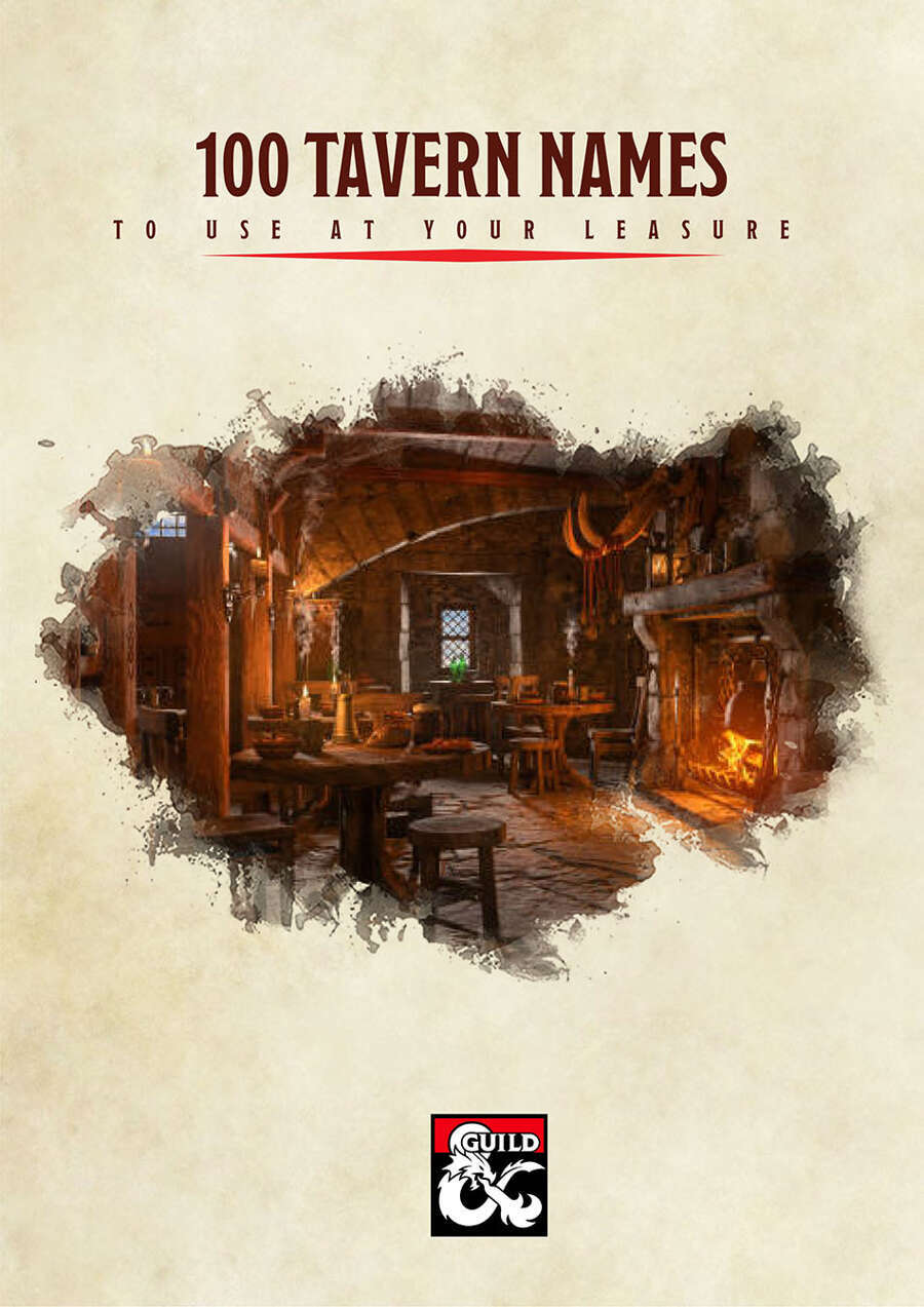 100 Tavern Names - Dungeon Masters Guild | DriveThruRPG