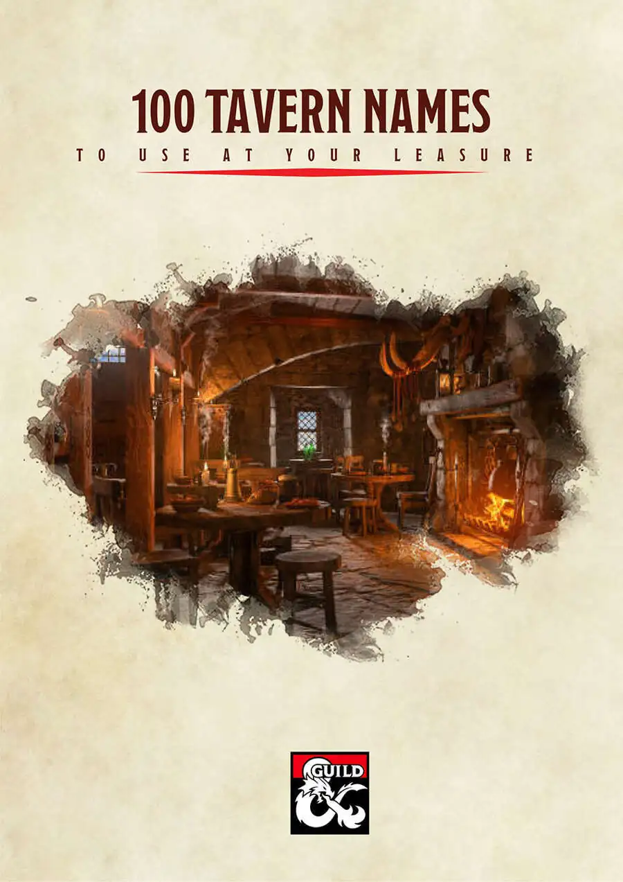 100 Tavern Names - Dungeon Masters Guild | DriveThruRPG