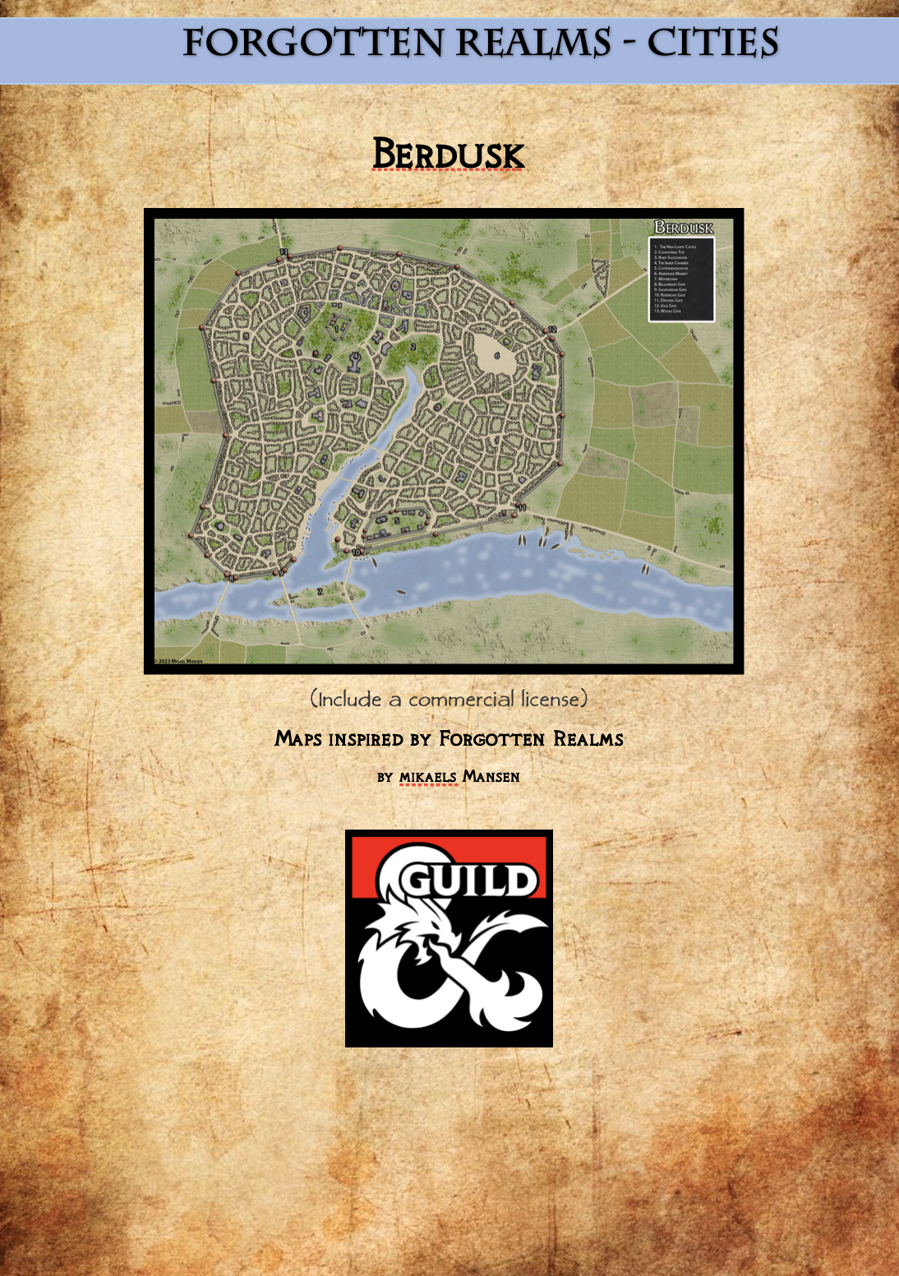 Berdusk - Forgotten Realms Cities - Dungeon Masters Guild | DriveThruRPG