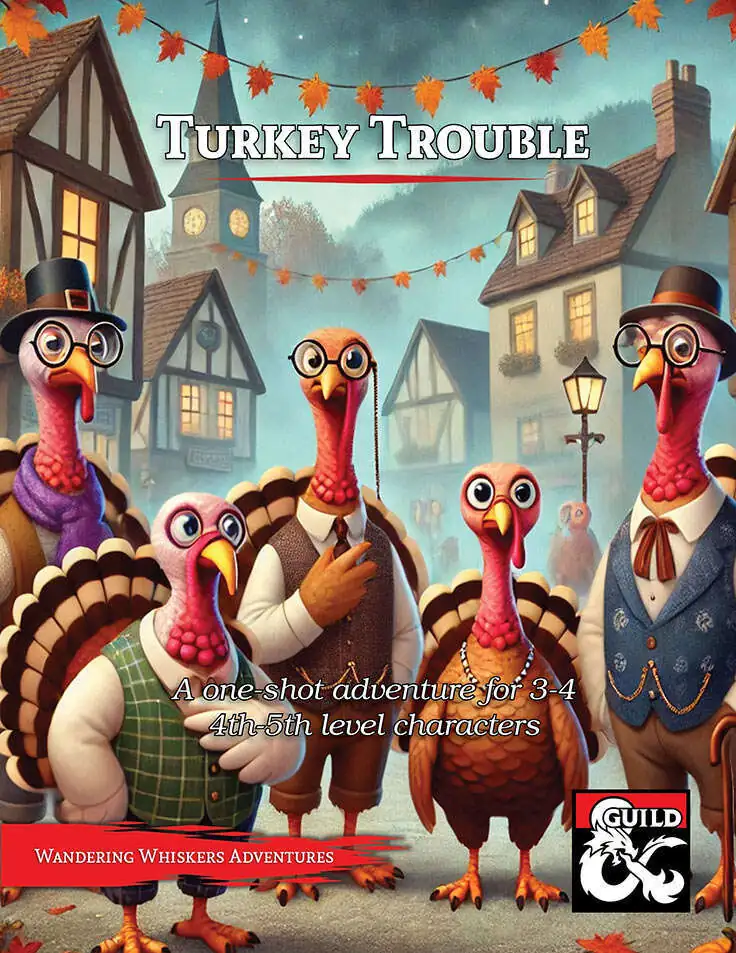 Turkey Trouble - A D&D One Shot - Dungeon Masters Guild | DriveThruRPG