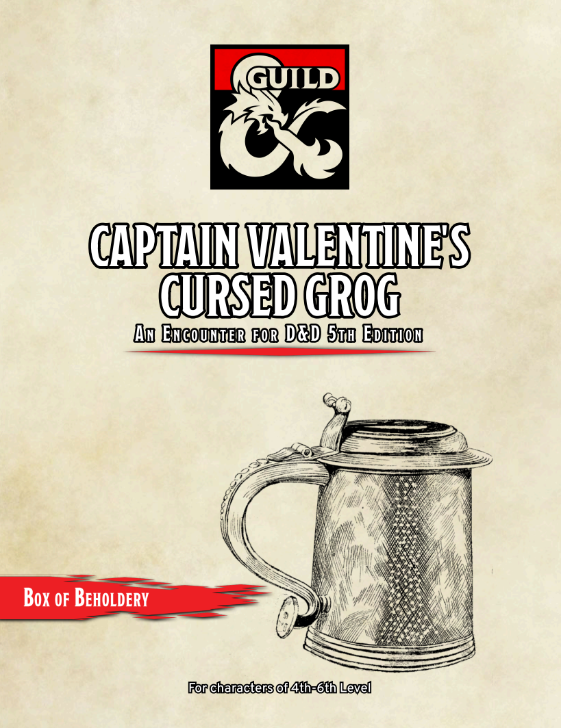 Captain Valentine's Cursed Grog - Dungeon Masters Guild | DriveThruRPG
