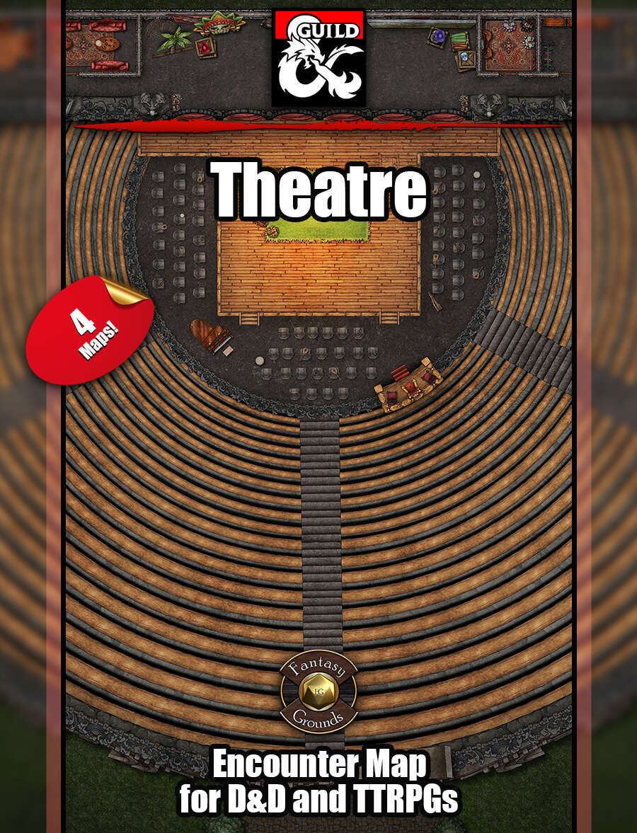 Theatre - map pack w/Fantasy Grounds support - TTRPG Map - Dungeon ...
