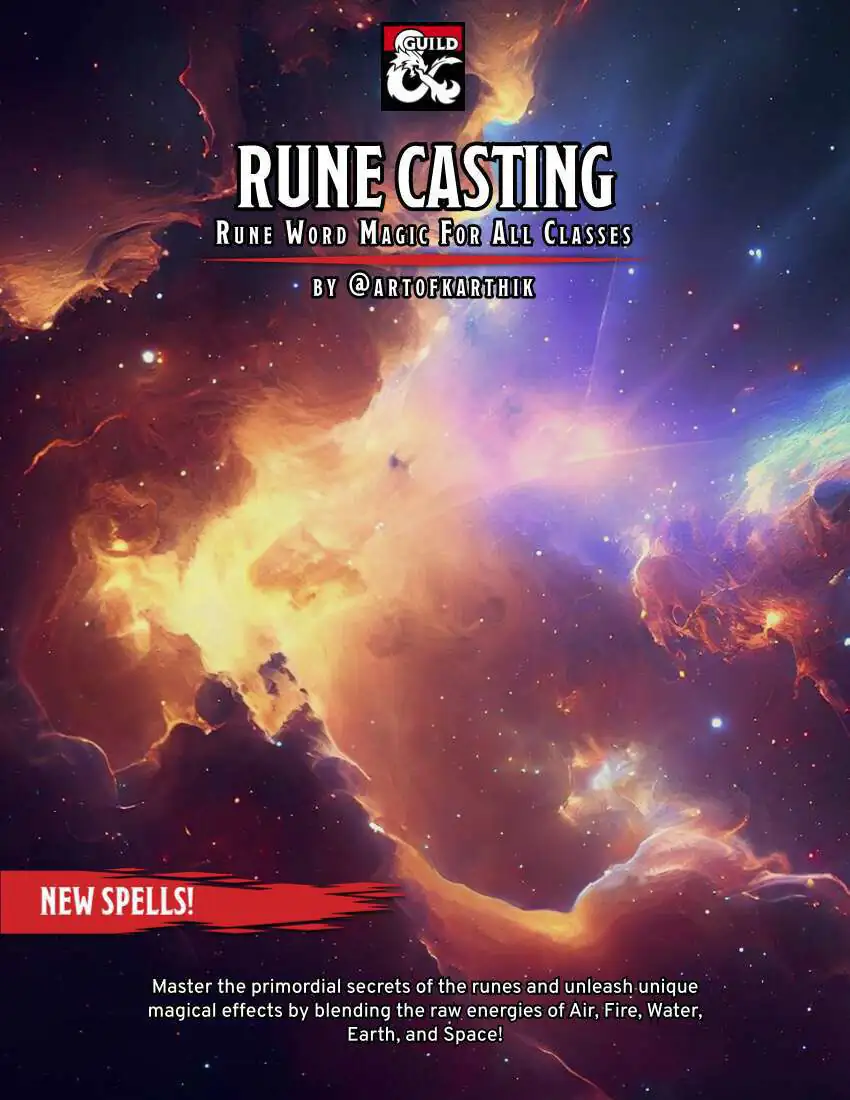 Rune Casting: Rune Word Magic For All Classes - Dungeon Masters Guild ...