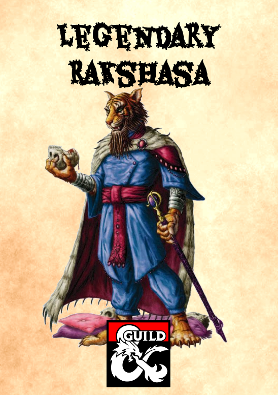 Legendary Rakshasa - Dungeon Masters Guild | DriveThruRPG